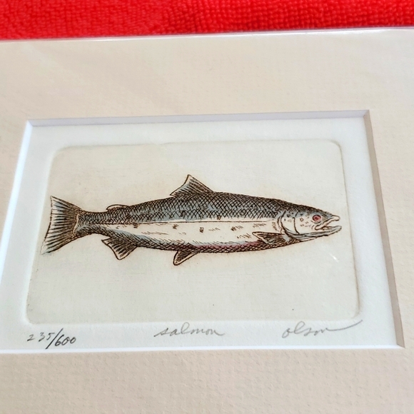 Fish painting | Art | Authentic Fish Etching | Poshmark